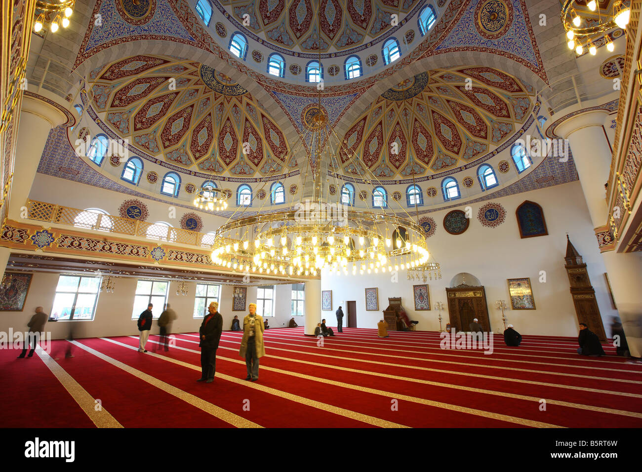 Merkez Mosque in Duisburg-Marxloh. Biggest mosque in Germany Stock ...