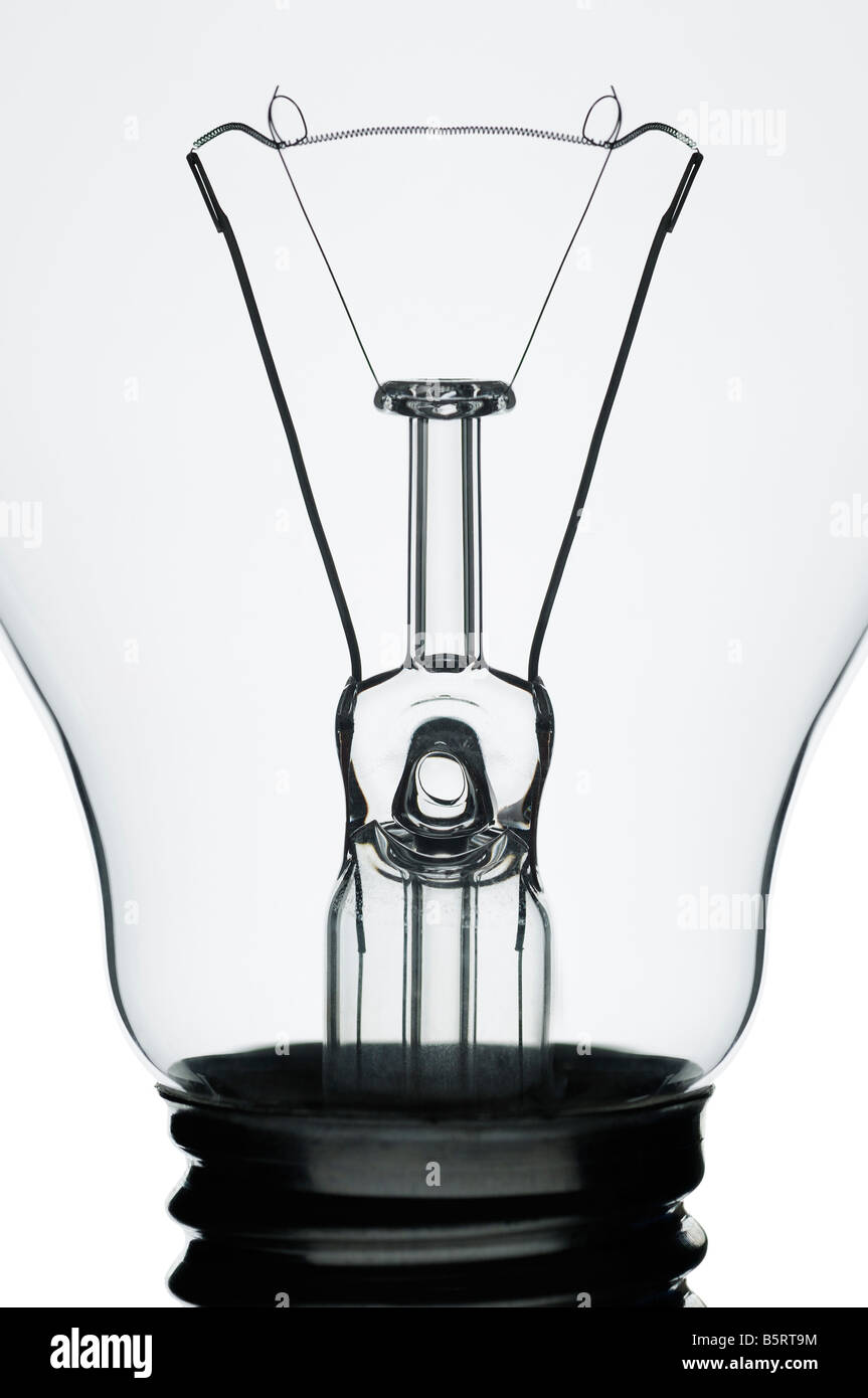 Close Up of a Electric Lightbulb Stock Photo - Alamy