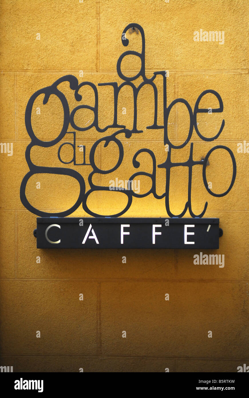 A coffee place called A gambe di Gatto Caffe in Montepulciano, Tuscany ...