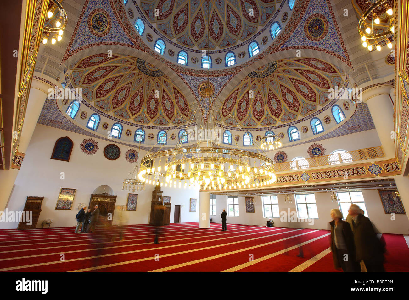 Merkez Mosque in Duisburg-Marxloh. Biggest mosque in Germany Stock ...