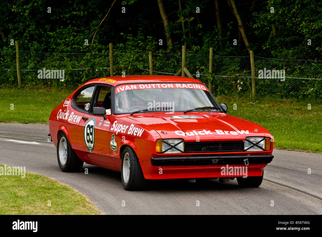 1974 Ford Capri Mk2 3.0 coupe at Goodwood Festival of Speed, Sussex, UK ...