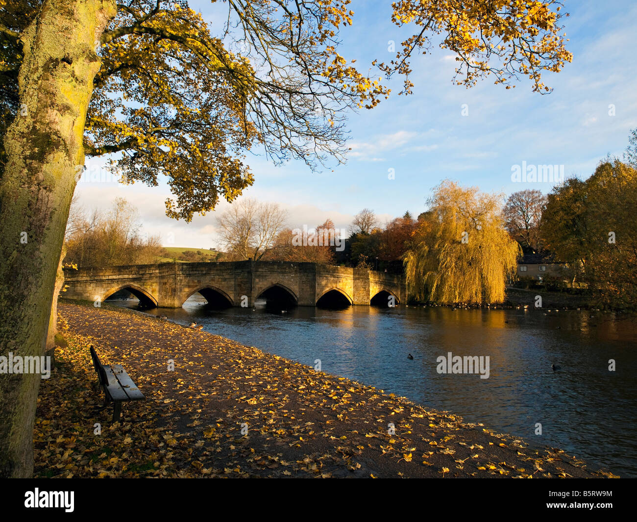 Bakewell peak district autumn hi-res stock photography and images - Alamy