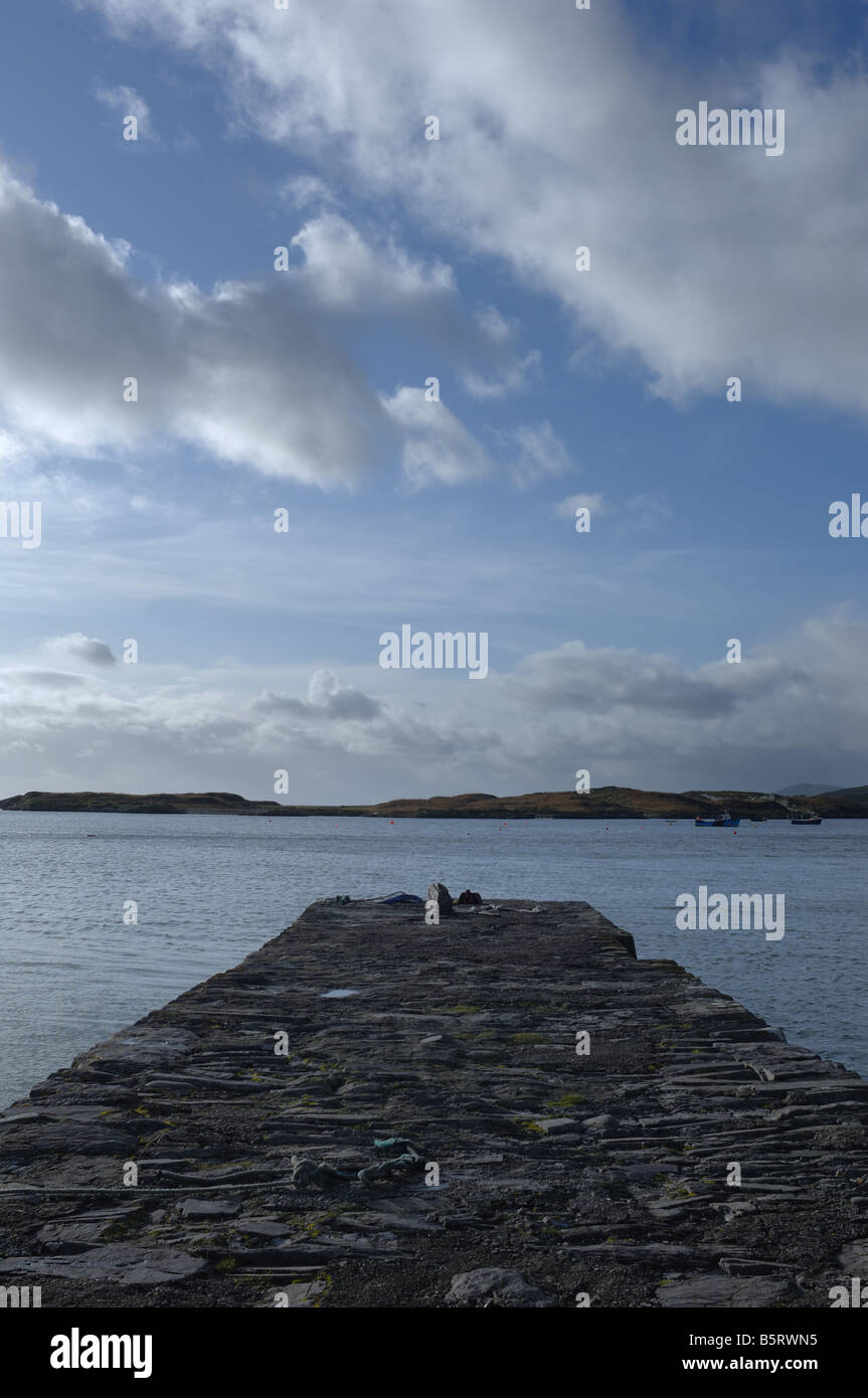 Pier, County Kerry Stock Photo - Alamy
