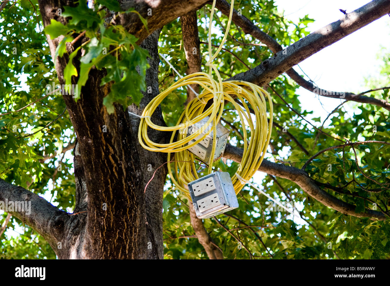 Outdoor electrical sockets hi-res stock photography and images - Alamy