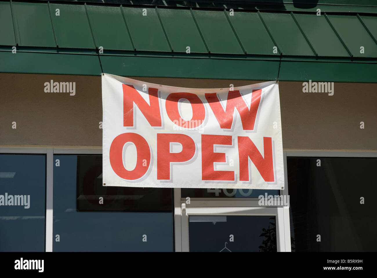 new store opening in new shopping center North Florida Stock Photo - Alamy
