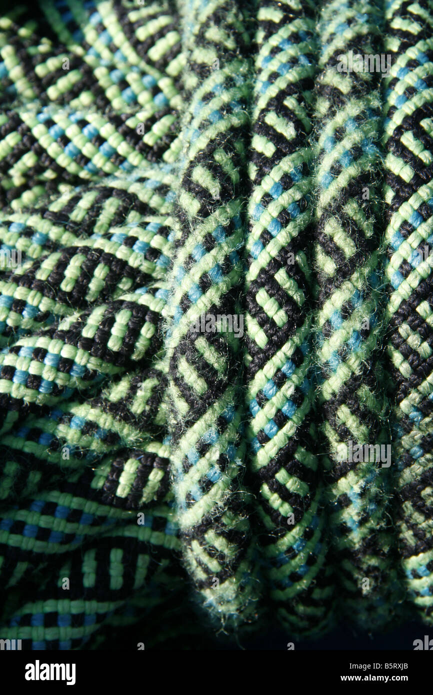 close up of pattern green modern climbing rope Stock Photo - Alamy