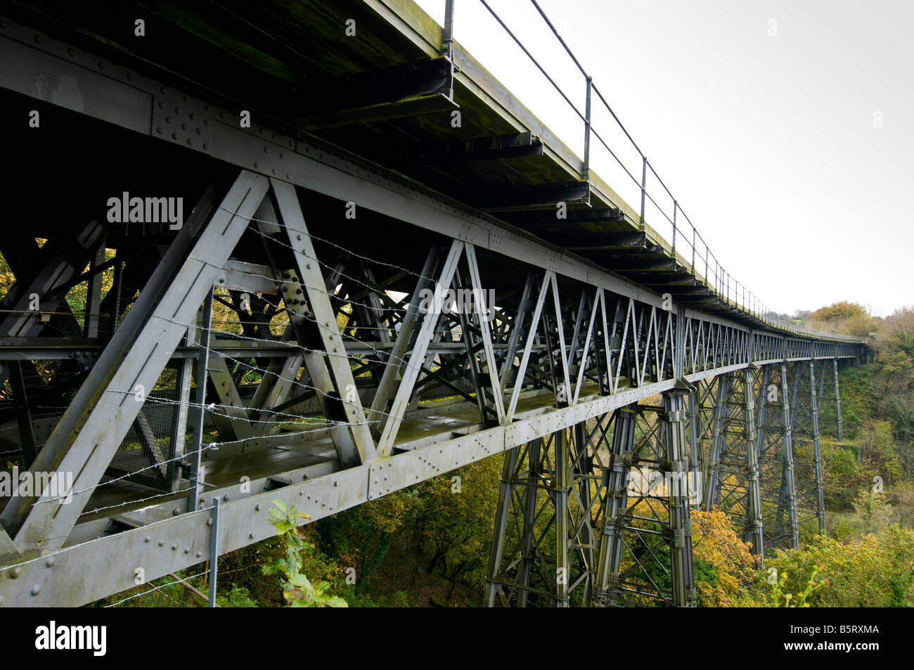Meldon Viaduct, an excellent example of Victorian engineering Stock ...