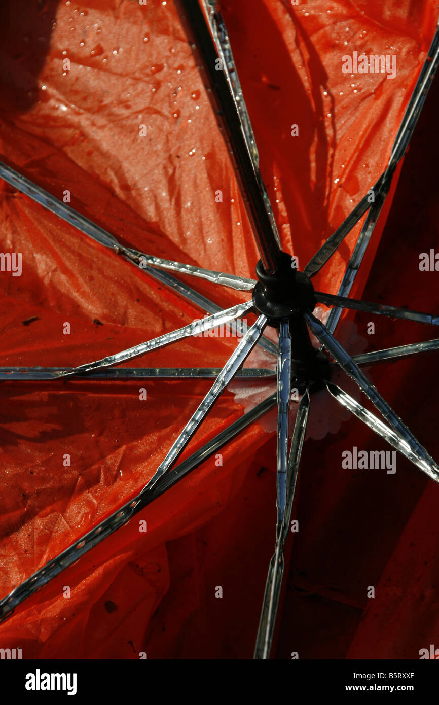 Broken Umbrella Red High Resolution Stock Photography and Images - Alamy