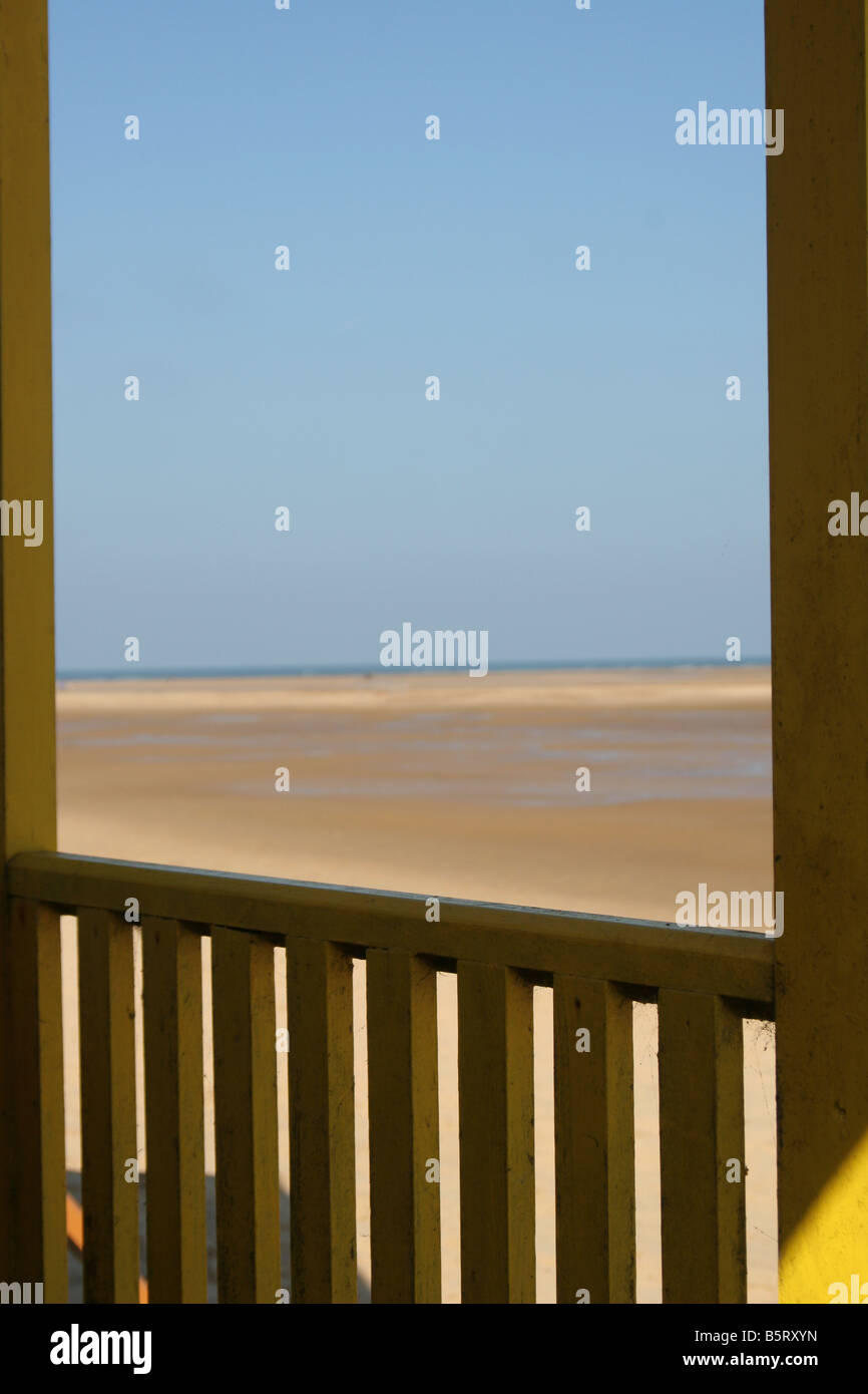 Wells Beach Hut Sea Sand Norfolk UK Seaside Stock Photo - Alamy