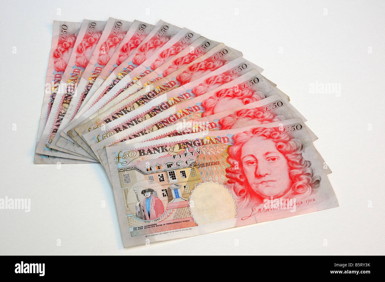 50 note sterling hi-res stock photography and images - Alamy