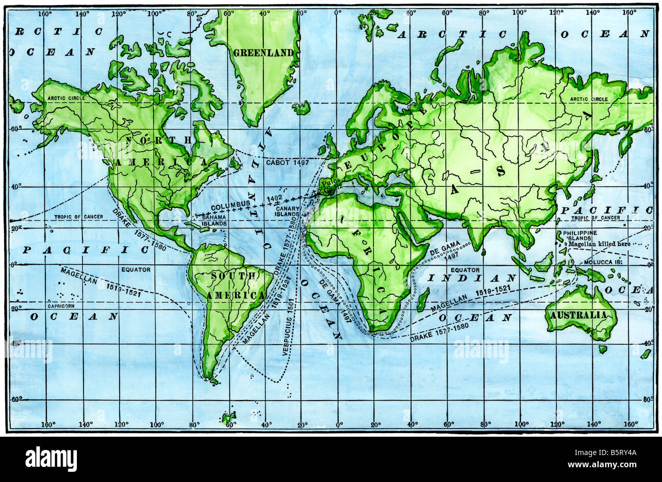 Map Europe 16th Century Stock Photos & Map Europe 16th Century Stock ...