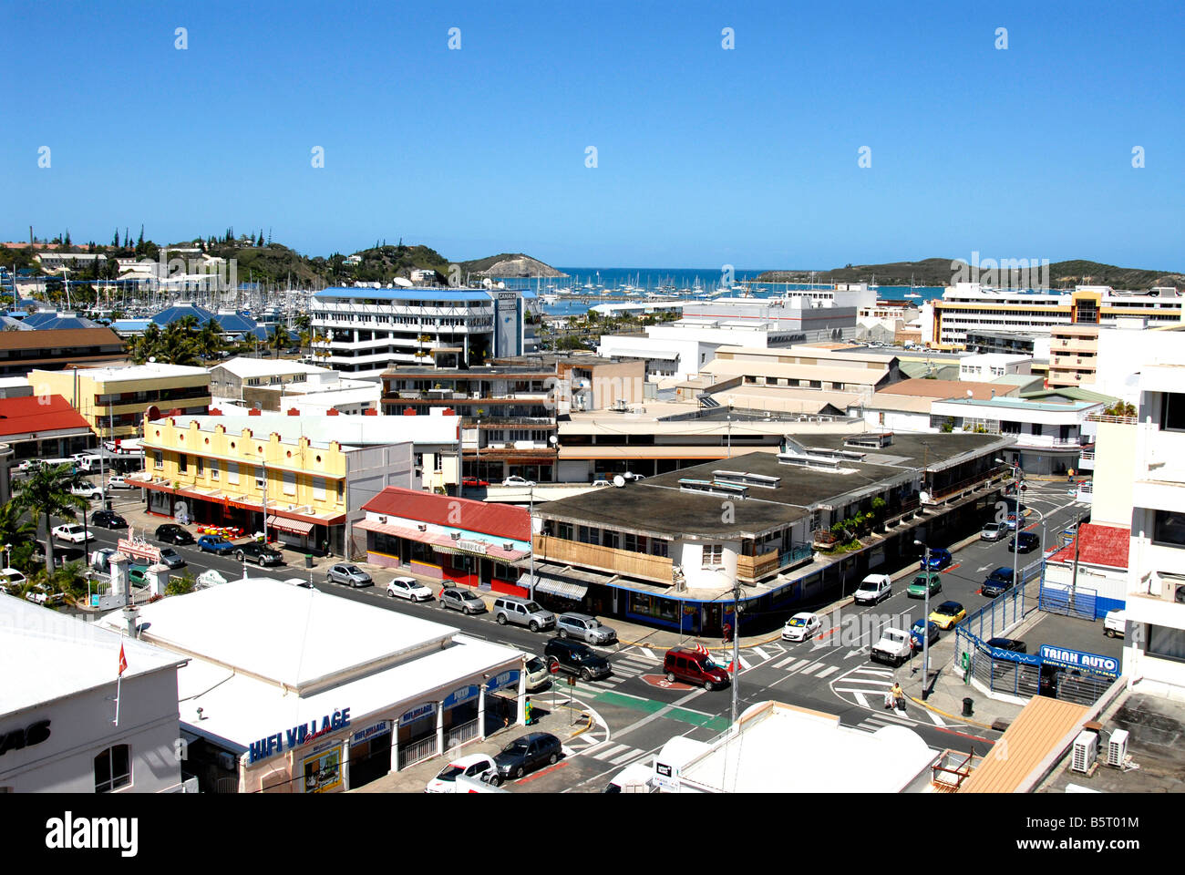 Street scene Noumea New Caledonia Stock Photo - Alamy