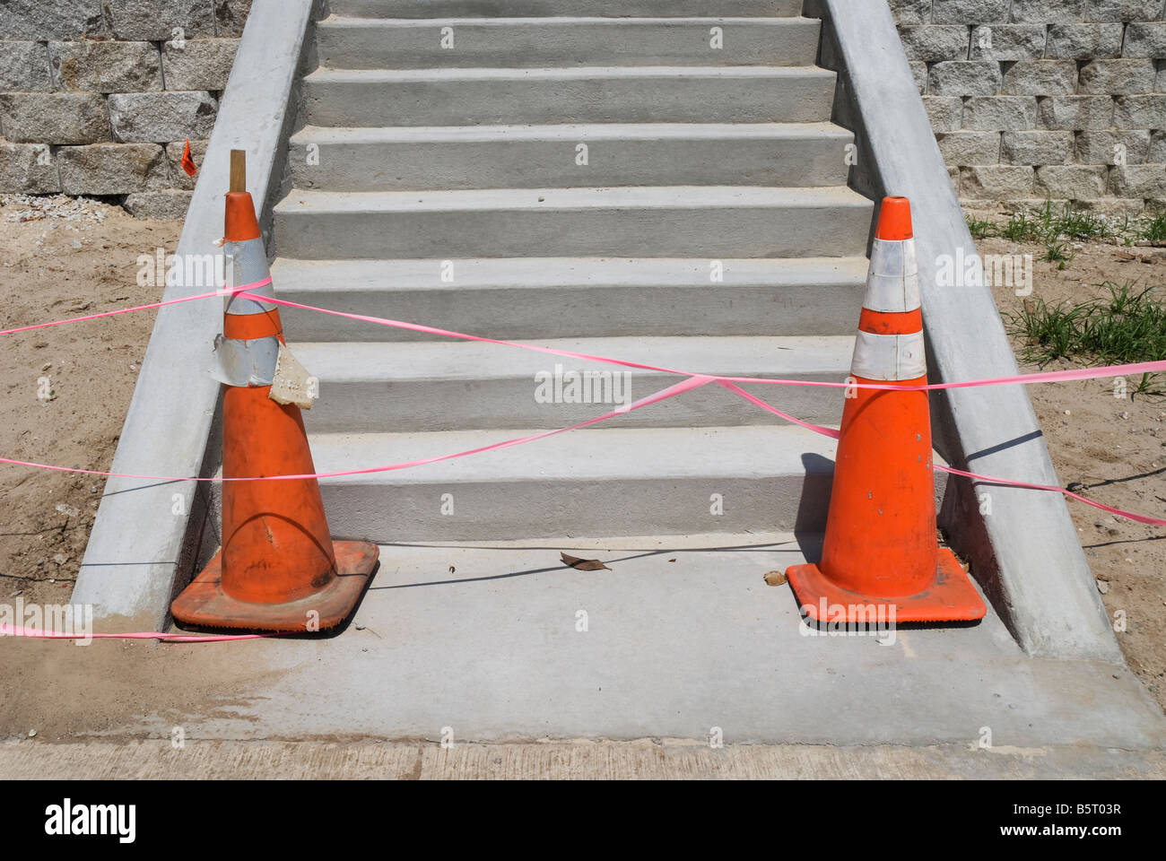 No entry cone hi-res stock photography and images - Alamy