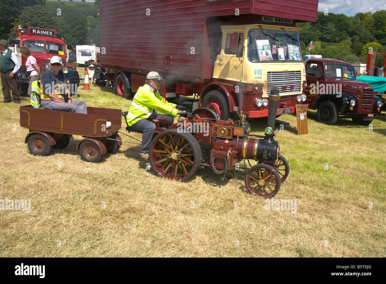 Wiltshire Steam vintage Rally England 2008 Miniature steam traction ...