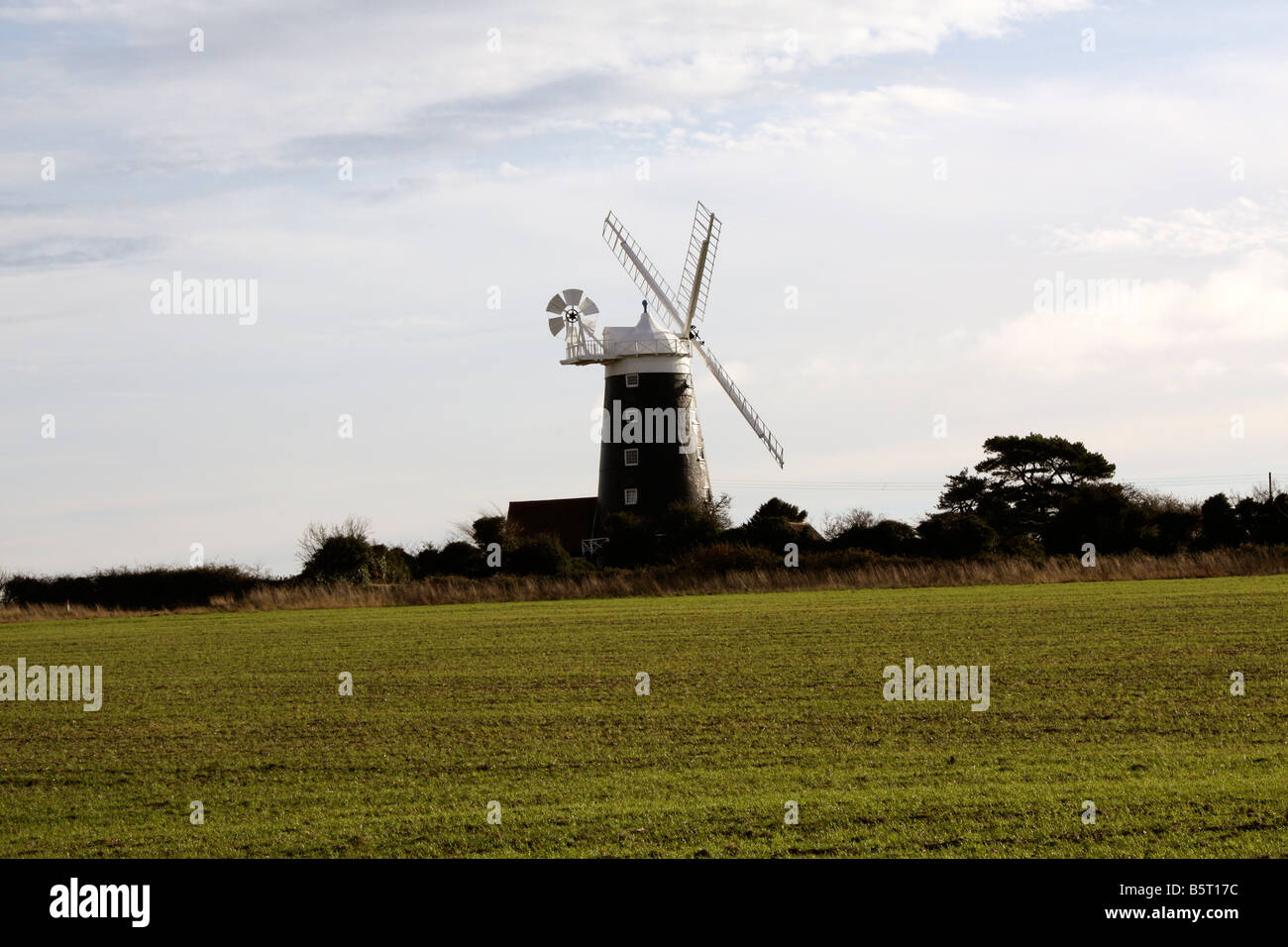 A Beautiful Windmill overlooking the Norfolk Countryside taken from the ...