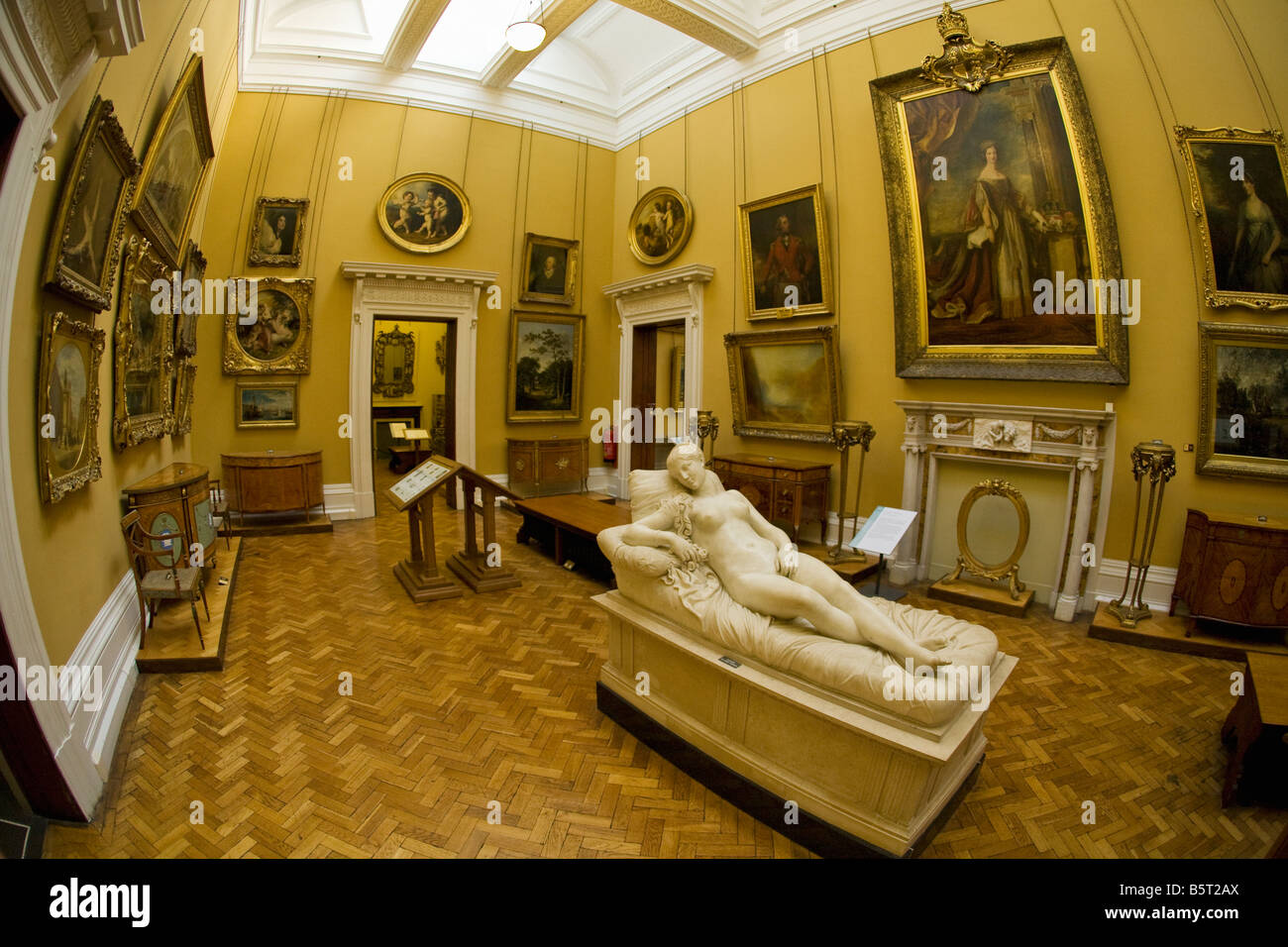 Interior of the Lady Lever Gallery in Port Sunlight Model Village ...