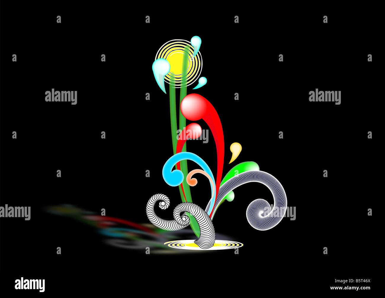 Swirl of colors hi-res stock photography and images - Alamy