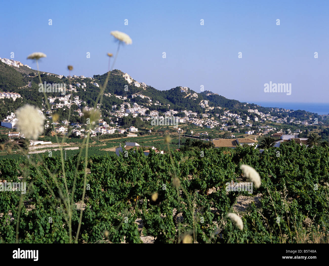 TEULADA view from Moraira,Costa Blanca,Spain Stock Photo - Alamy