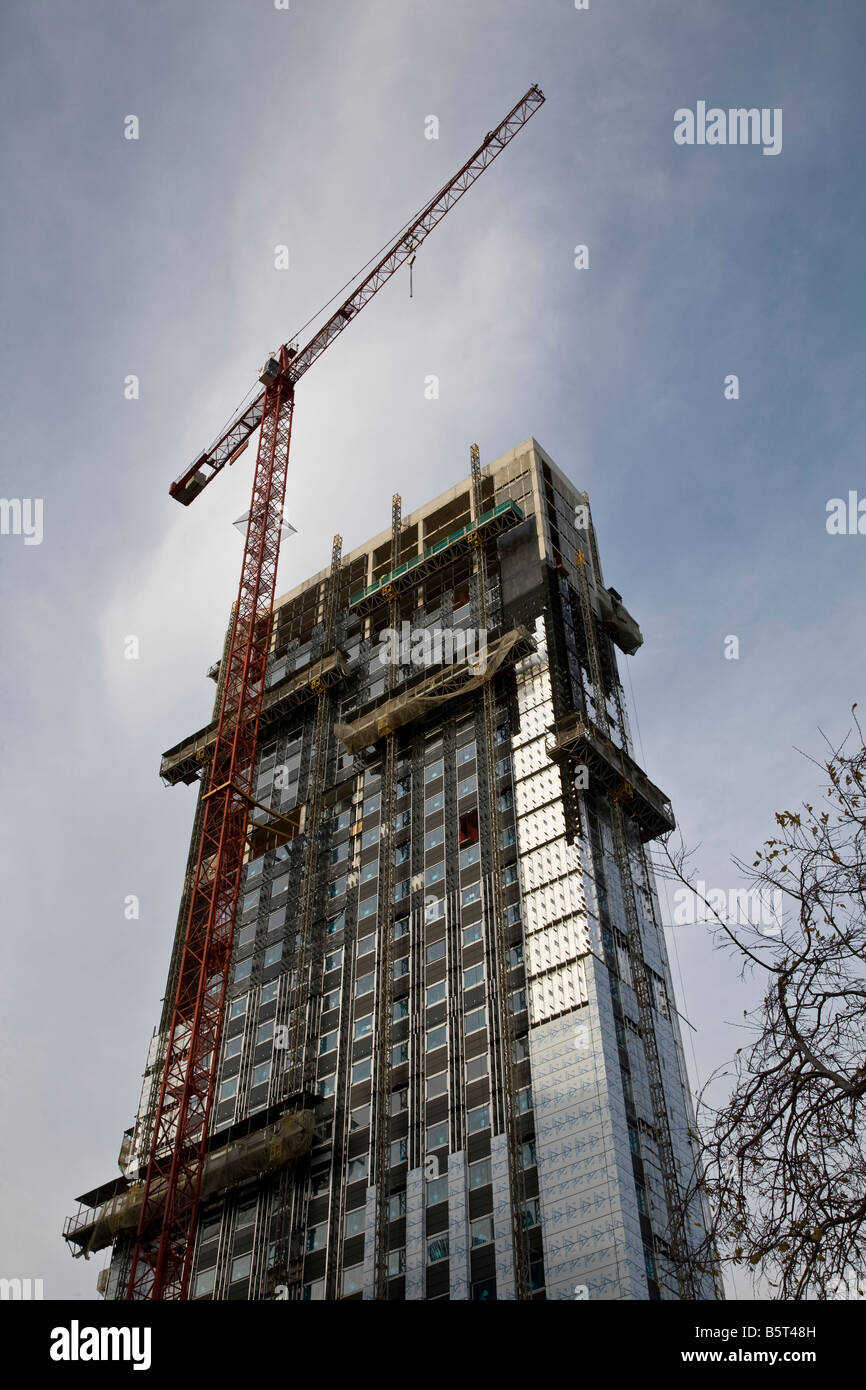 High rise apartments under construction in Leeds Stock Photo - Alamy
