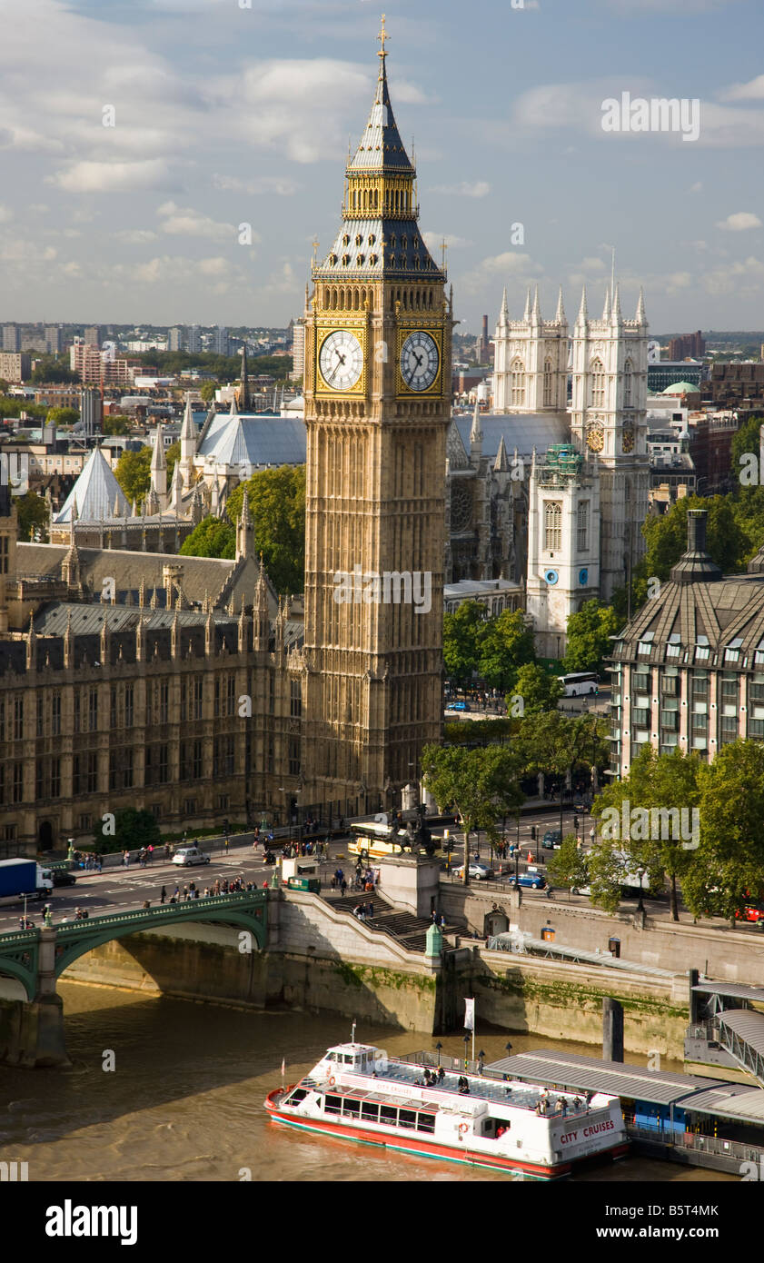 Elevated view of big ben hi-res stock photography and images - Alamy