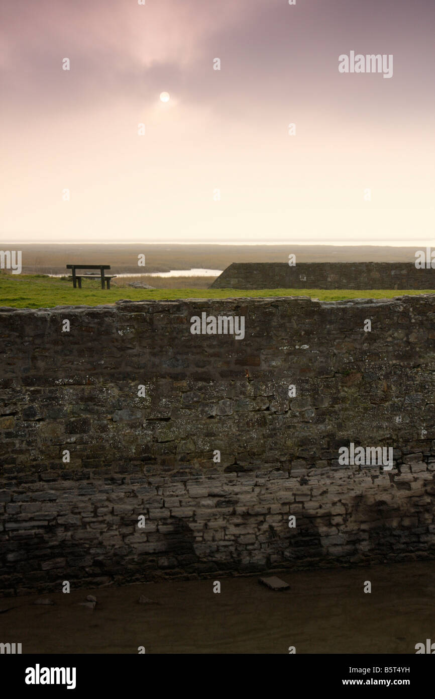 Sunset at Kidwelly Quay, where the River Gwendraeth flows into the ...