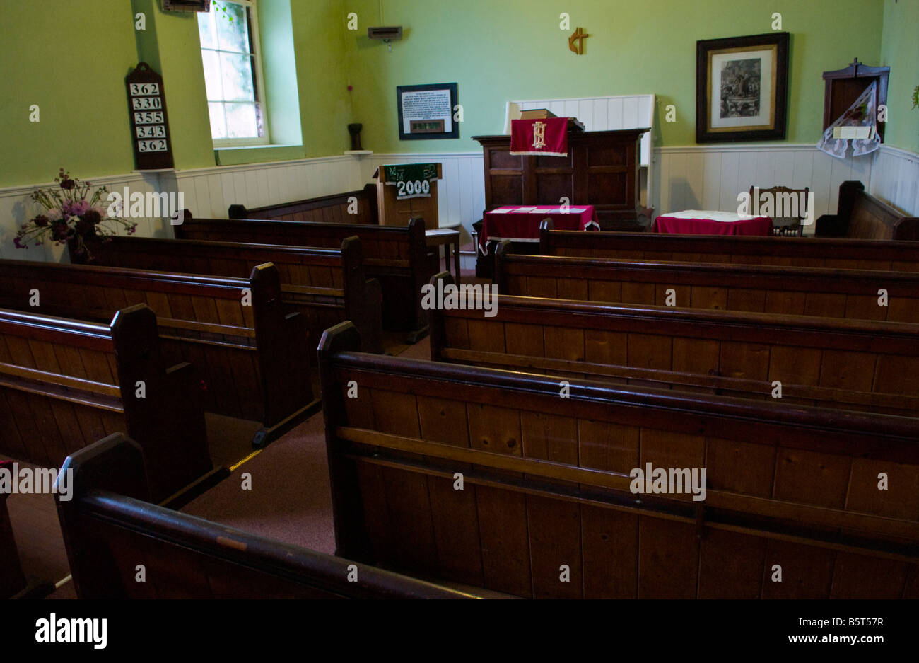 Interior methodist chapel hi-res stock photography and images - Alamy