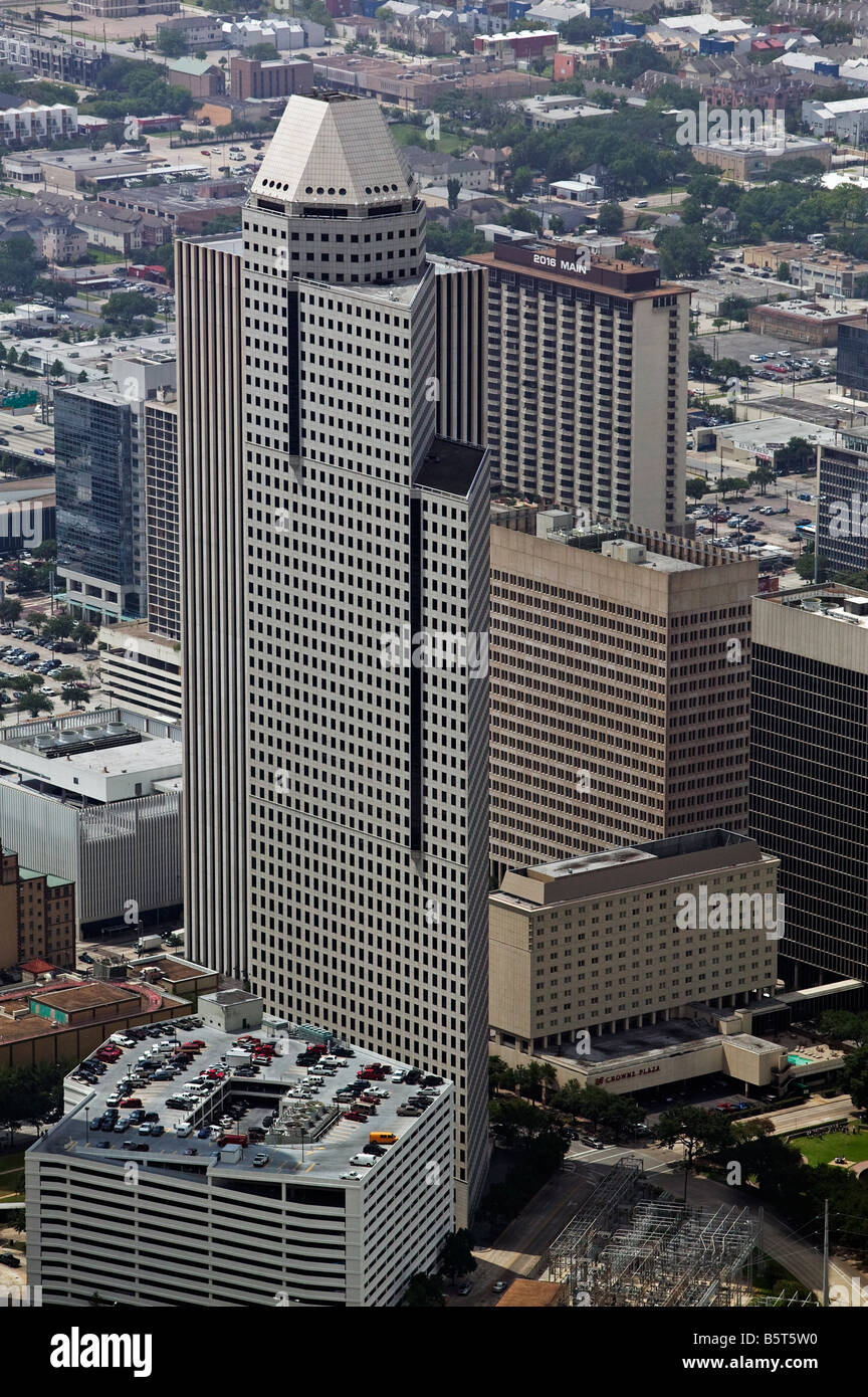 Aerial view downtown houston texas hi-res stock photography and images ...