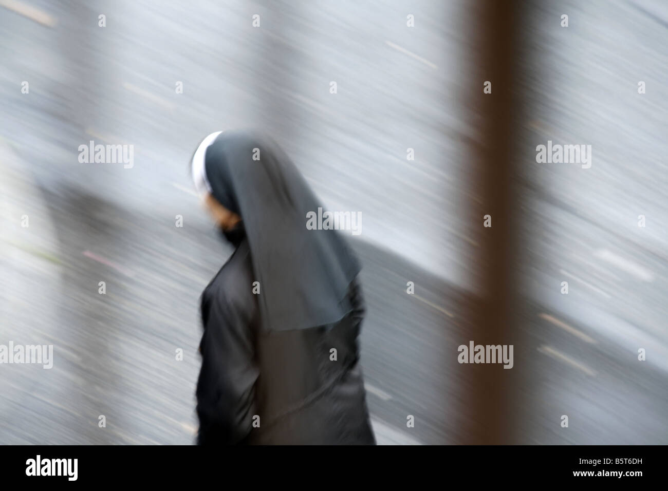 Nun crossing the road hi-res stock photography and images - Alamy