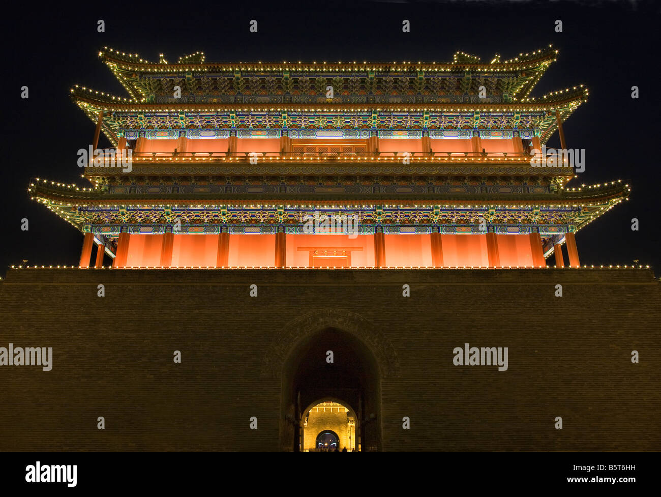 Qianmen Gate Zhengyang Men Looking at Arrow Tower Tiananmen Square ...