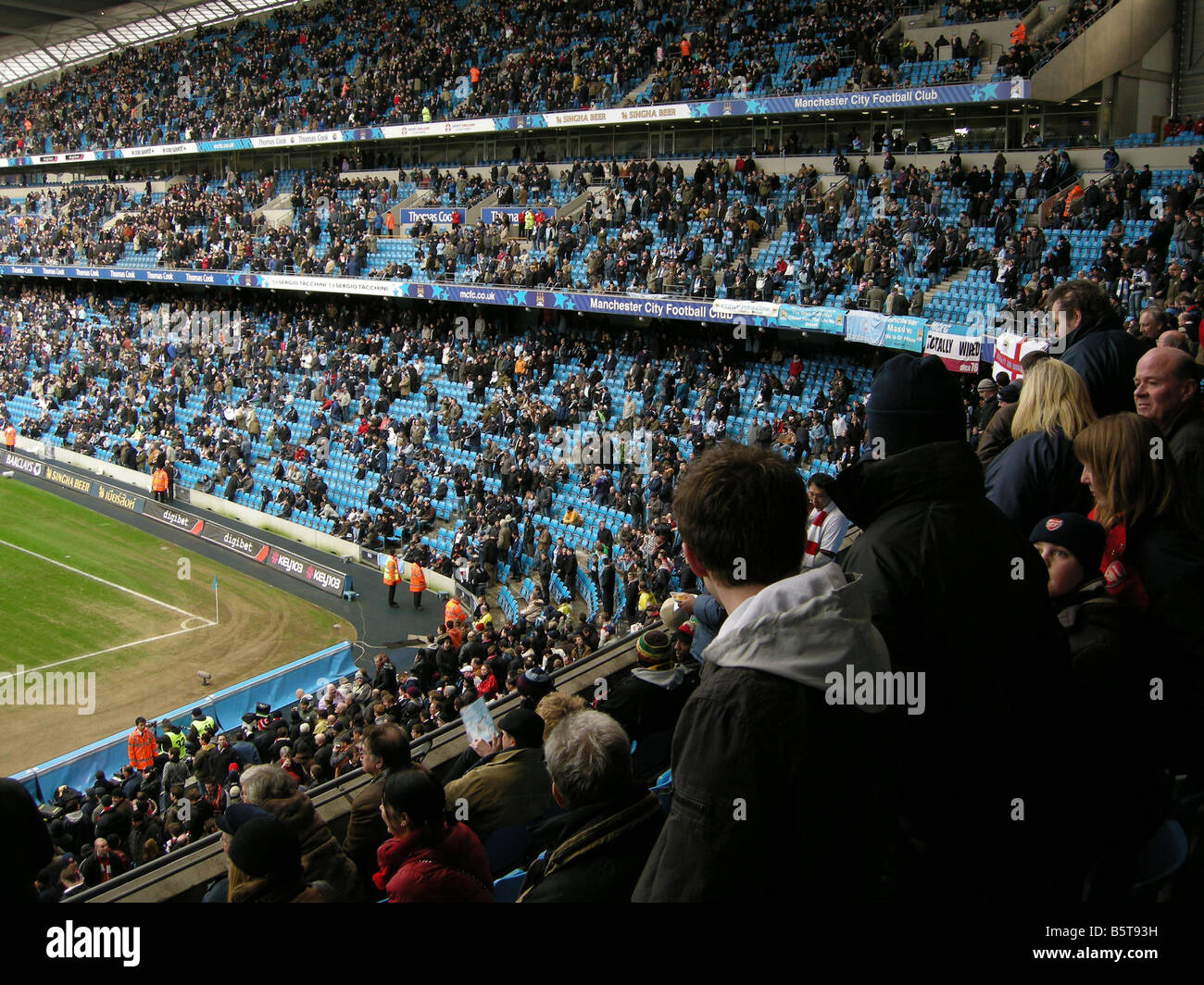 English football stadium interior hi-res stock photography and images ...
