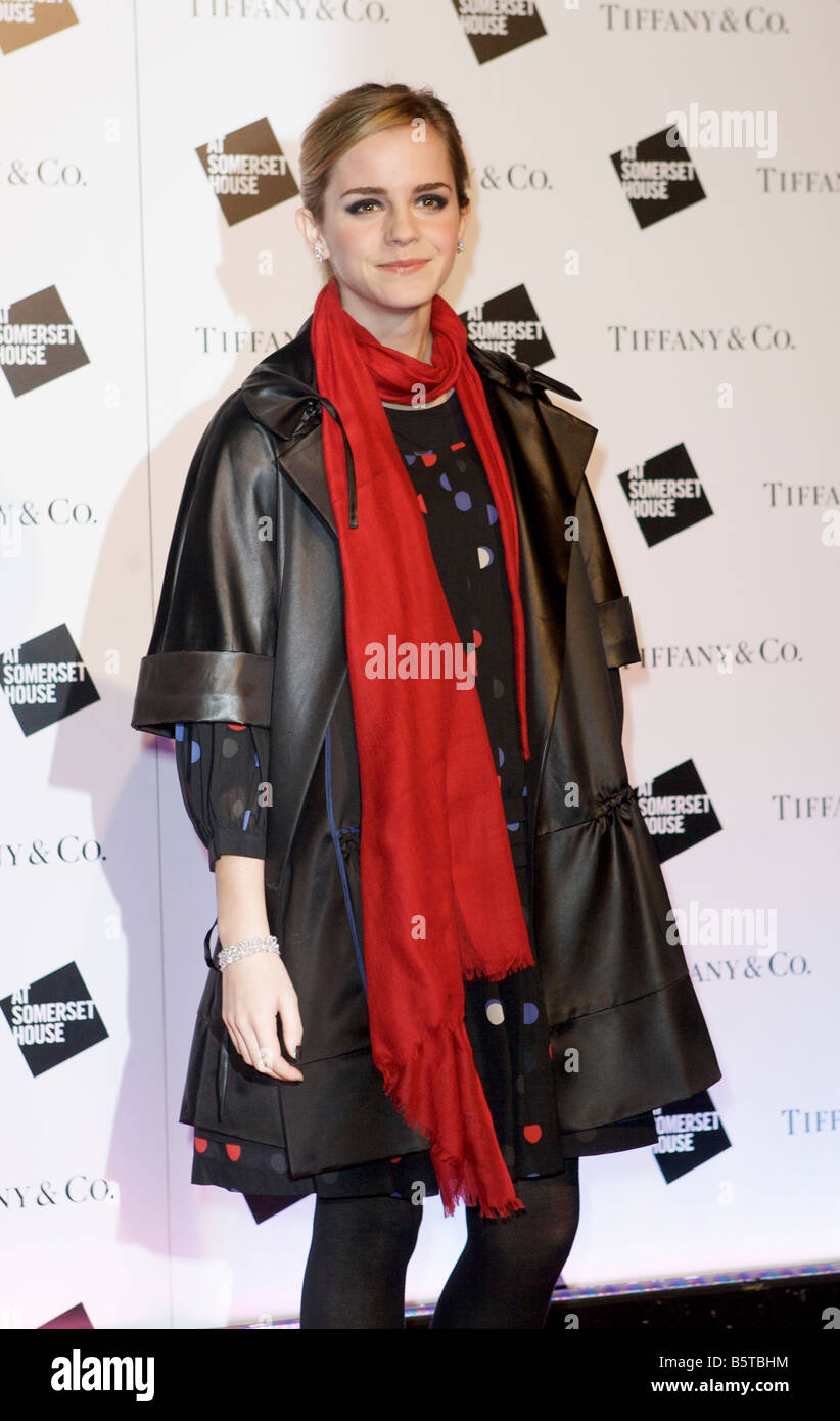 Pic Shows Emma Watson attending The opening of the somerset ice rink ...