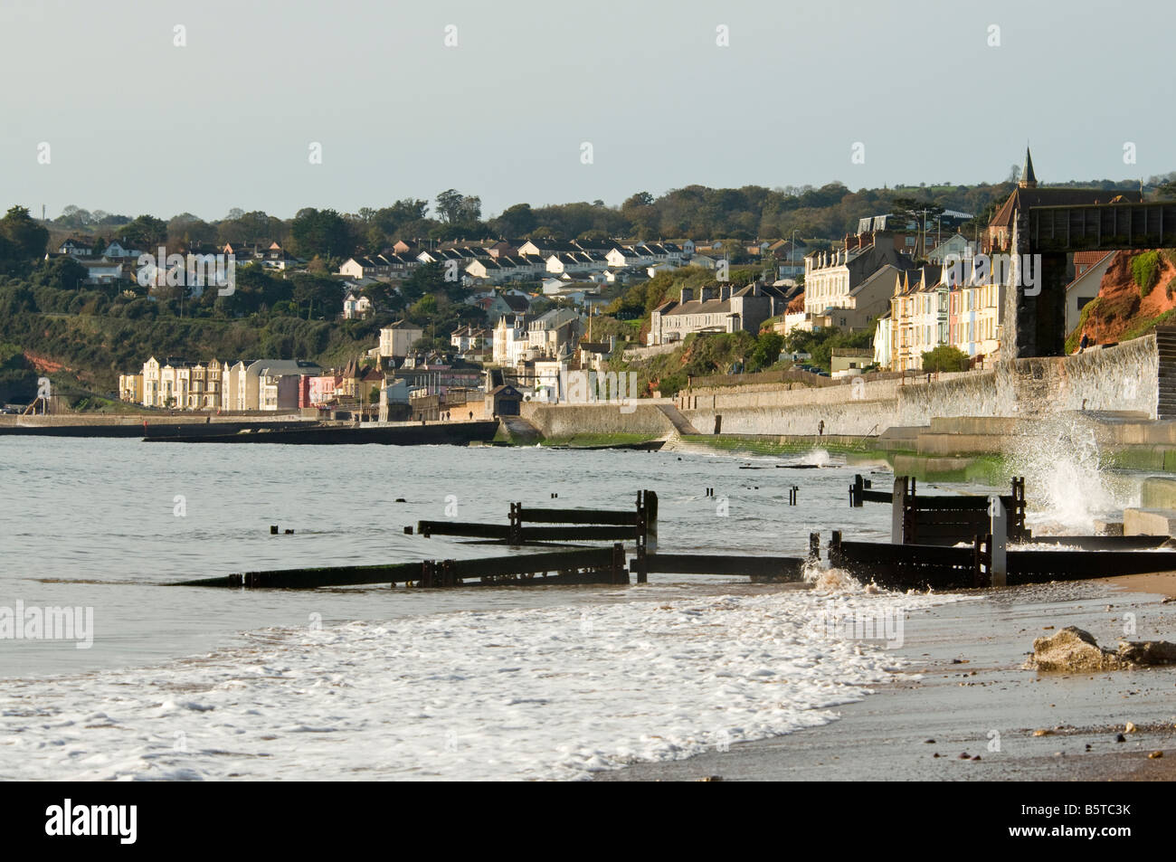 The sea front at Dawlish Stock Photo - Alamy
