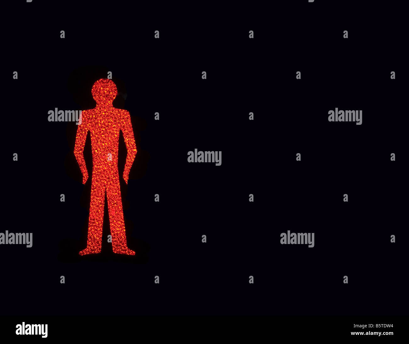 Red man traffic light hi-res stock photography and images - Alamy