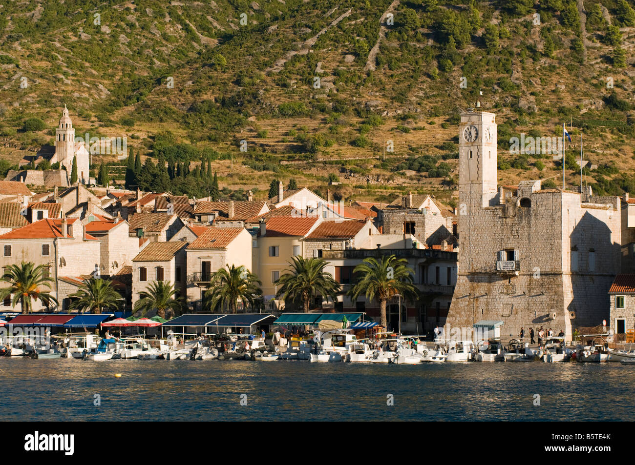 Historical Komiza Town, Vis Island Croatia Stock Photo - Alamy
