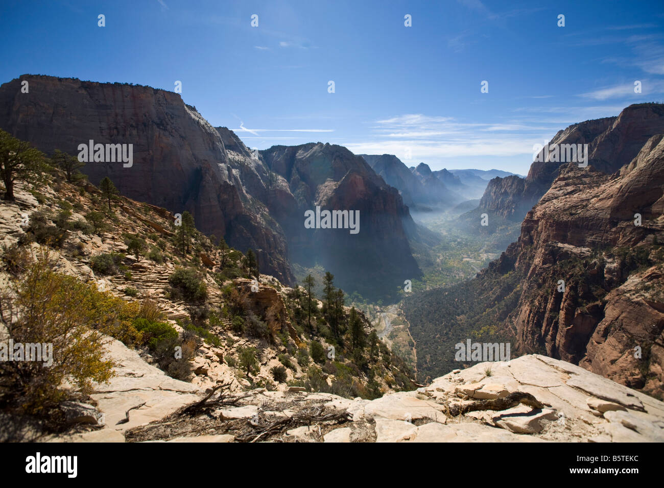 Angels Landing Trail Zion National Park Utah Stock Photo - Alamy