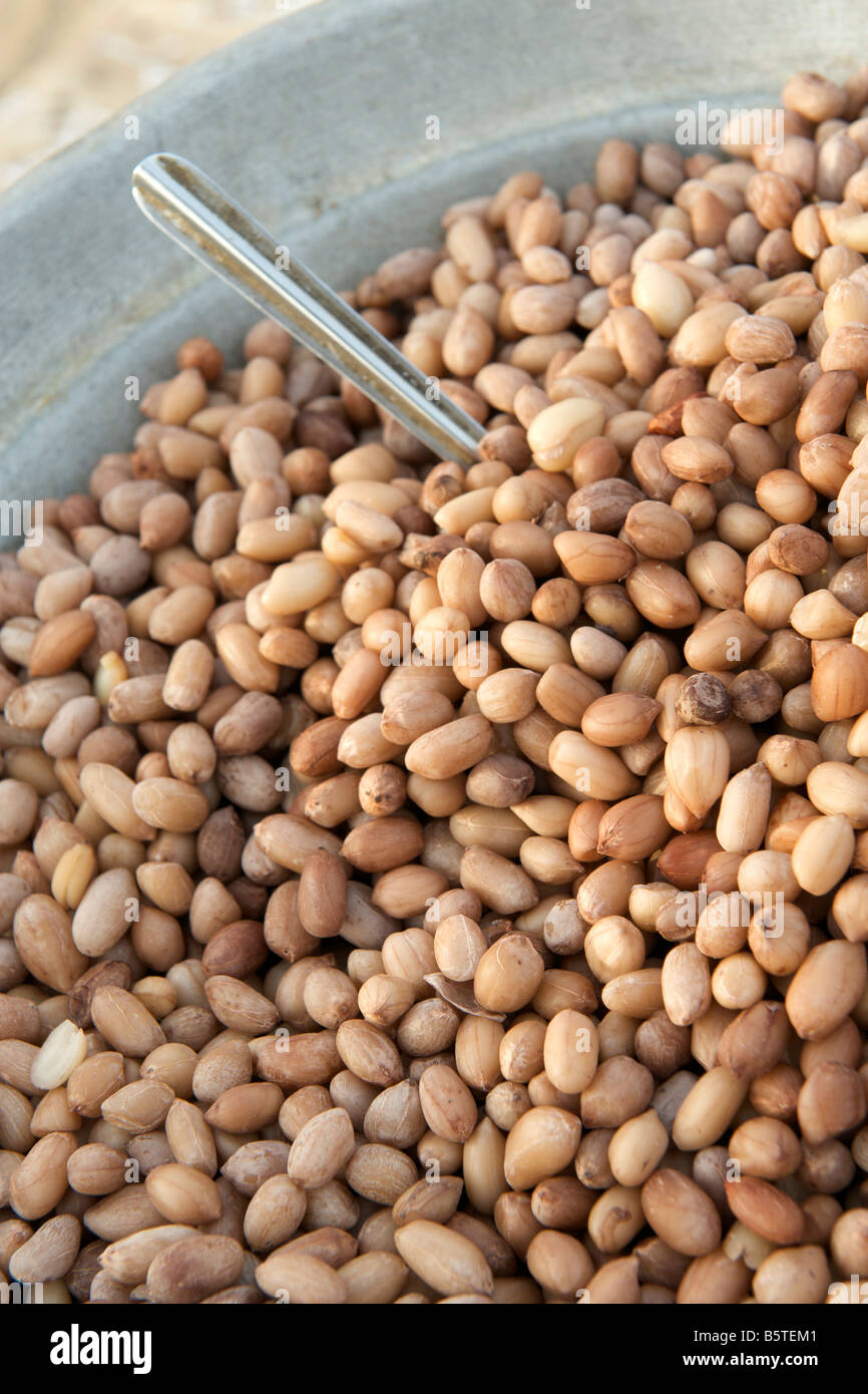 Peanuts for sale in India Stock Photo - Alamy