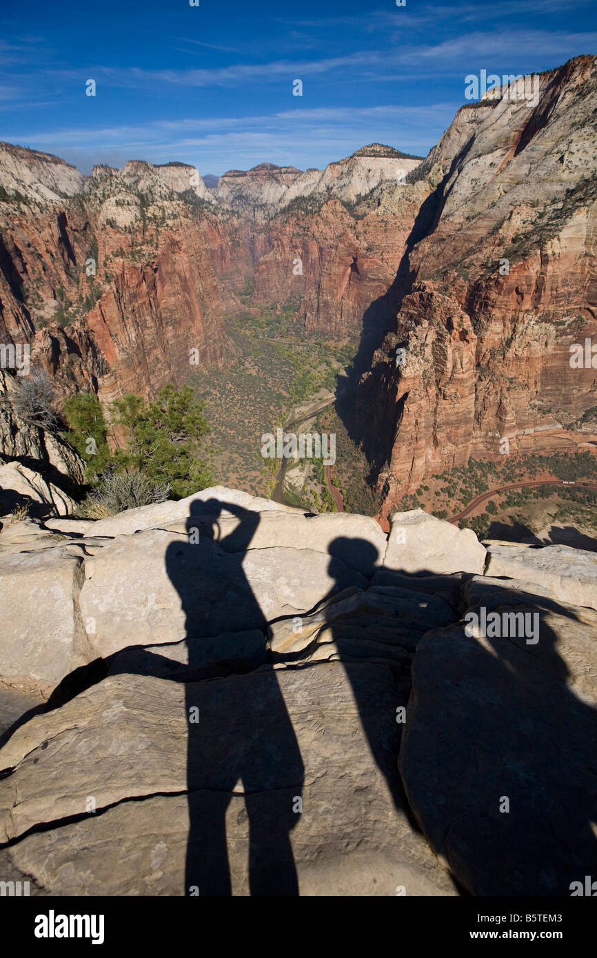 Angels Landing Trail Zion National Park Utah Stock Photo - Alamy