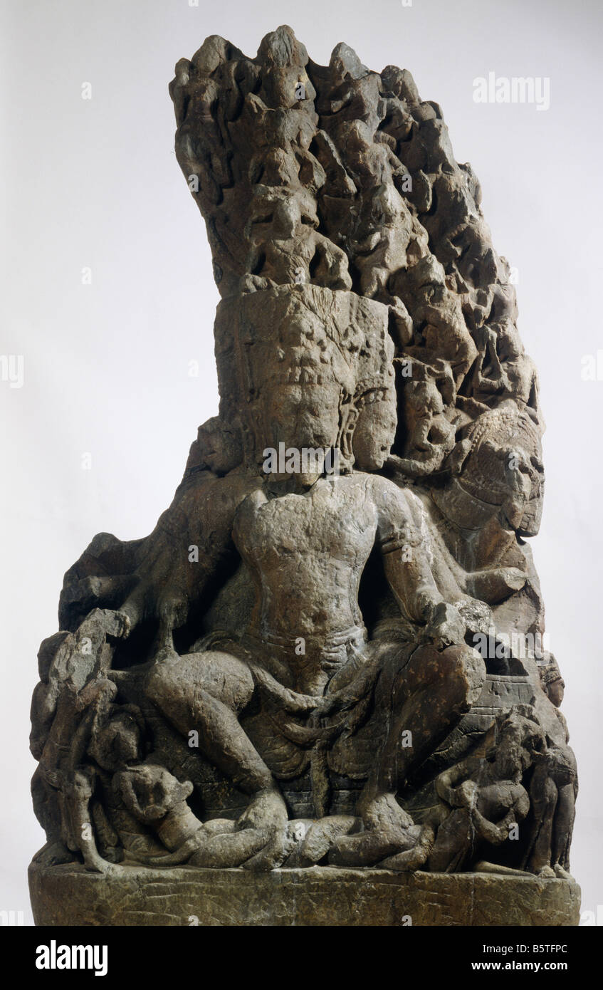Vishnu stone sculpture hi-res stock photography and images - Alamy