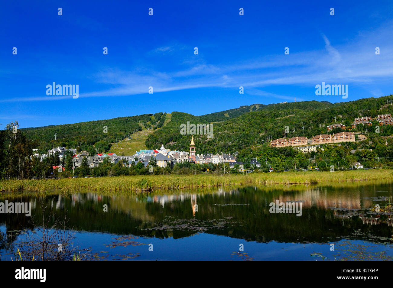 Village of Mont Tremblant summer 2008 Stock Photo - Alamy