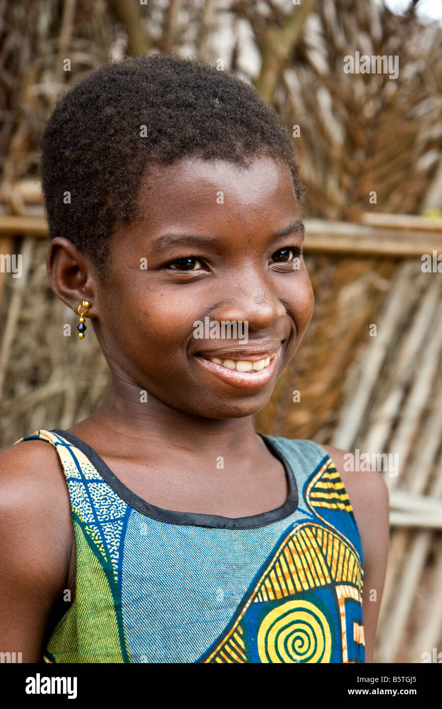 African teenager smiling Stock Photo - Alamy