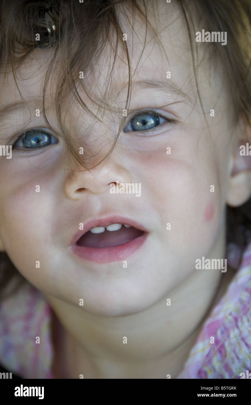 Portrait of baby girl, close-up Stock Photo - Alamy