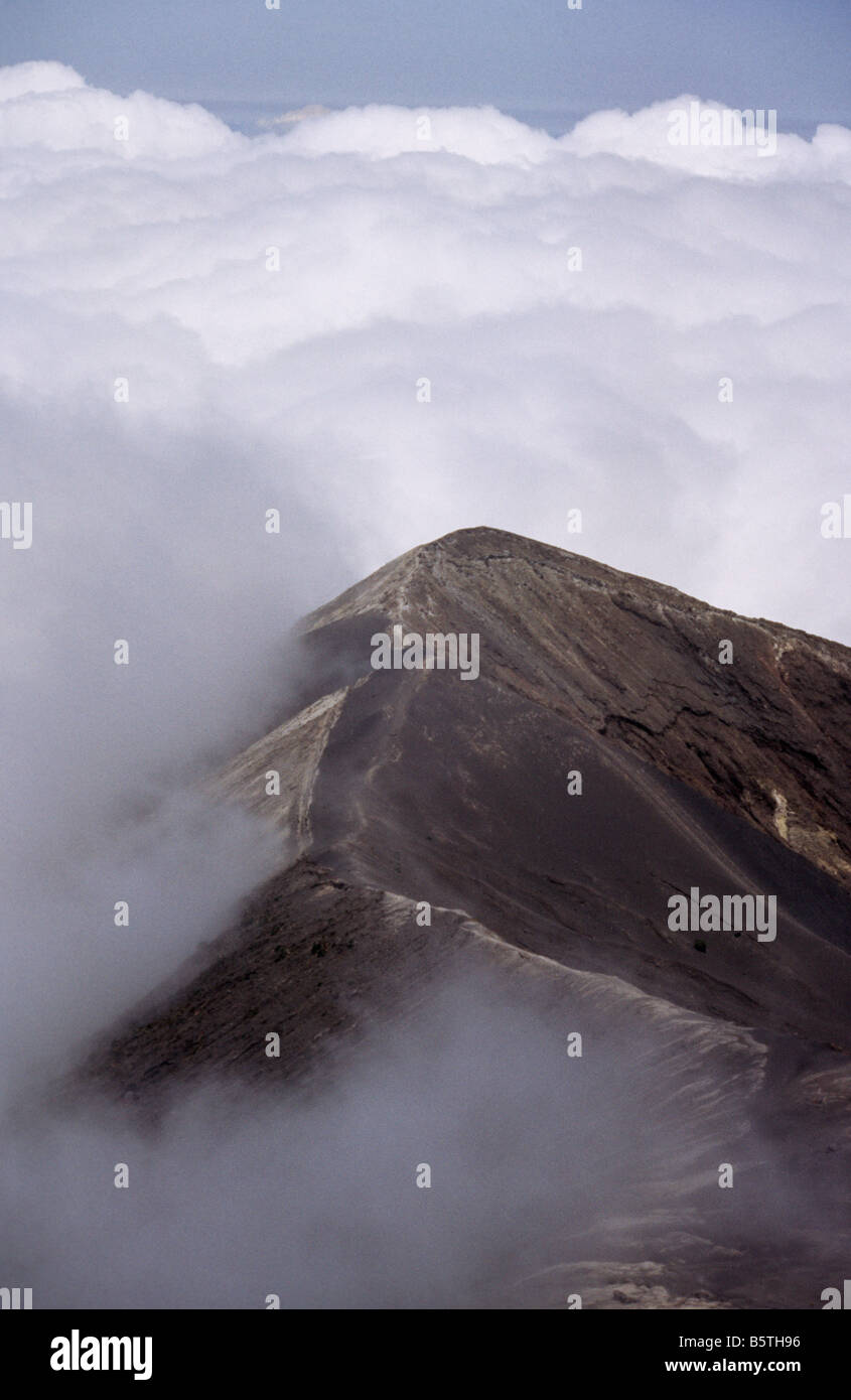 Volcano Irazu close to Cartago Costa Rica Central America Stock Photo ...
