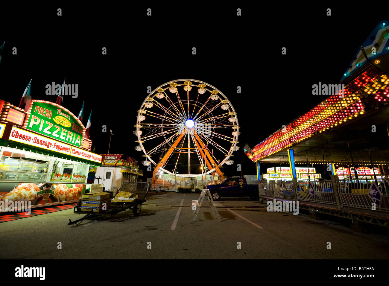 State Fair night Stock Photo - Alamy