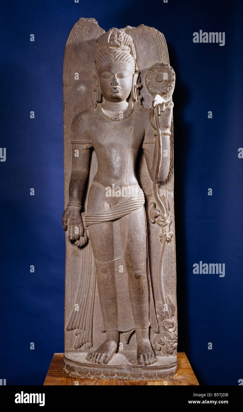Bodhisattva padmapani stone from Nalanda Bihar 9th century Pala dynasty ...