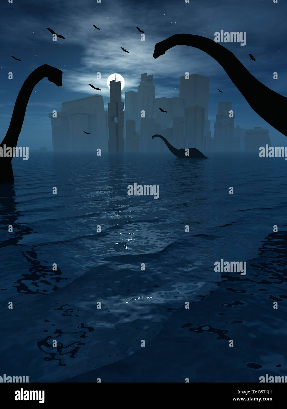 The legendary City Of Atlantis Stock Photo - Alamy