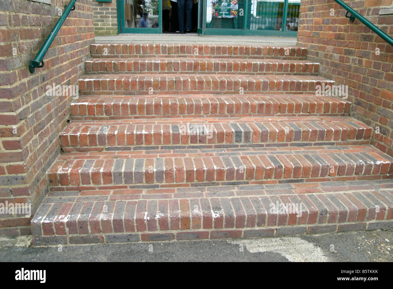 Brick steps Stock Photo - Alamy