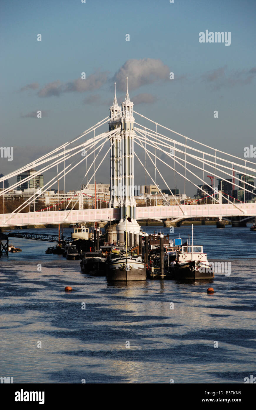 Chelsea river bridge hi-res stock photography and images - Alamy