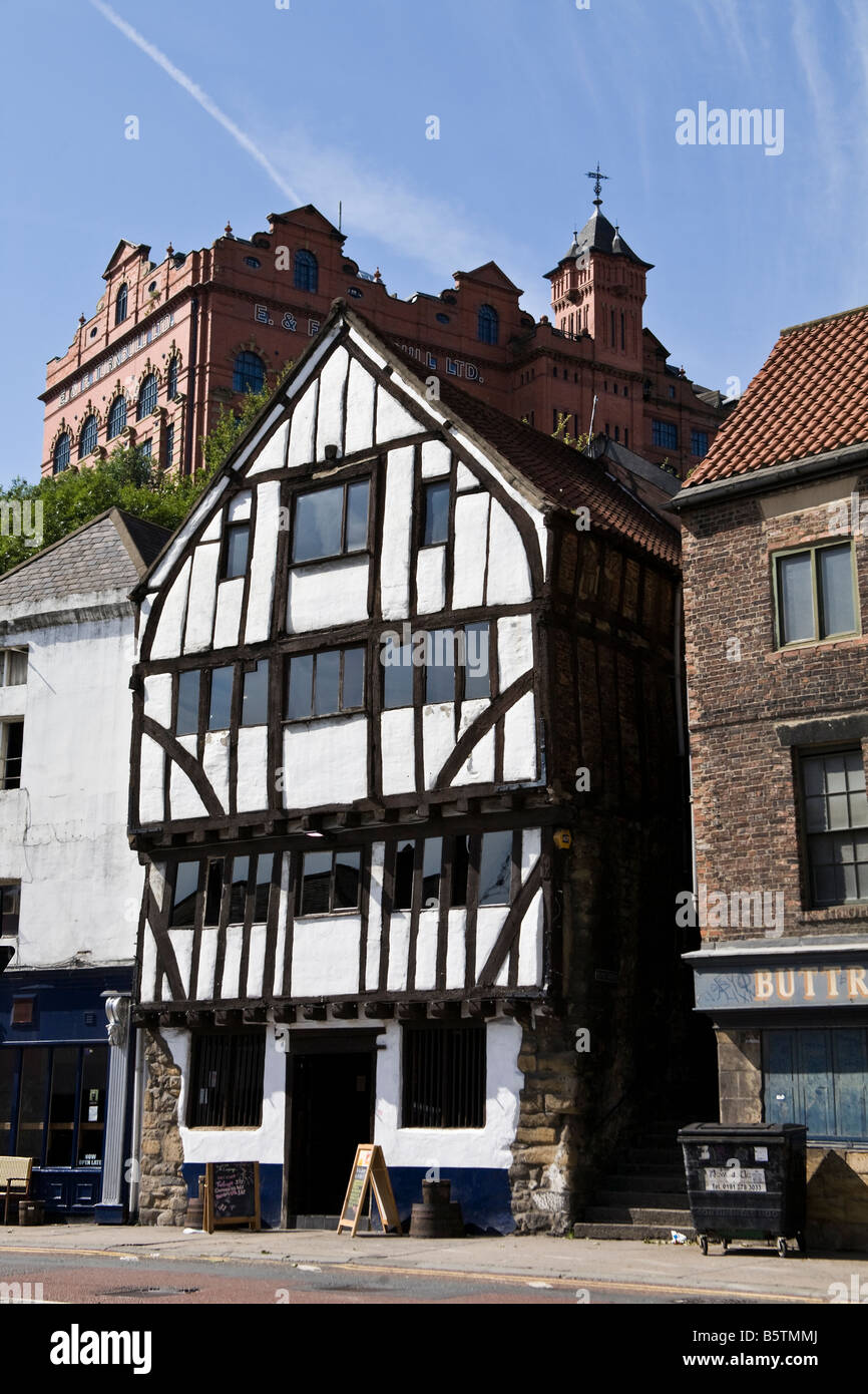 Half timbered building, Newcastle, England, UK Stock Photo - Alamy