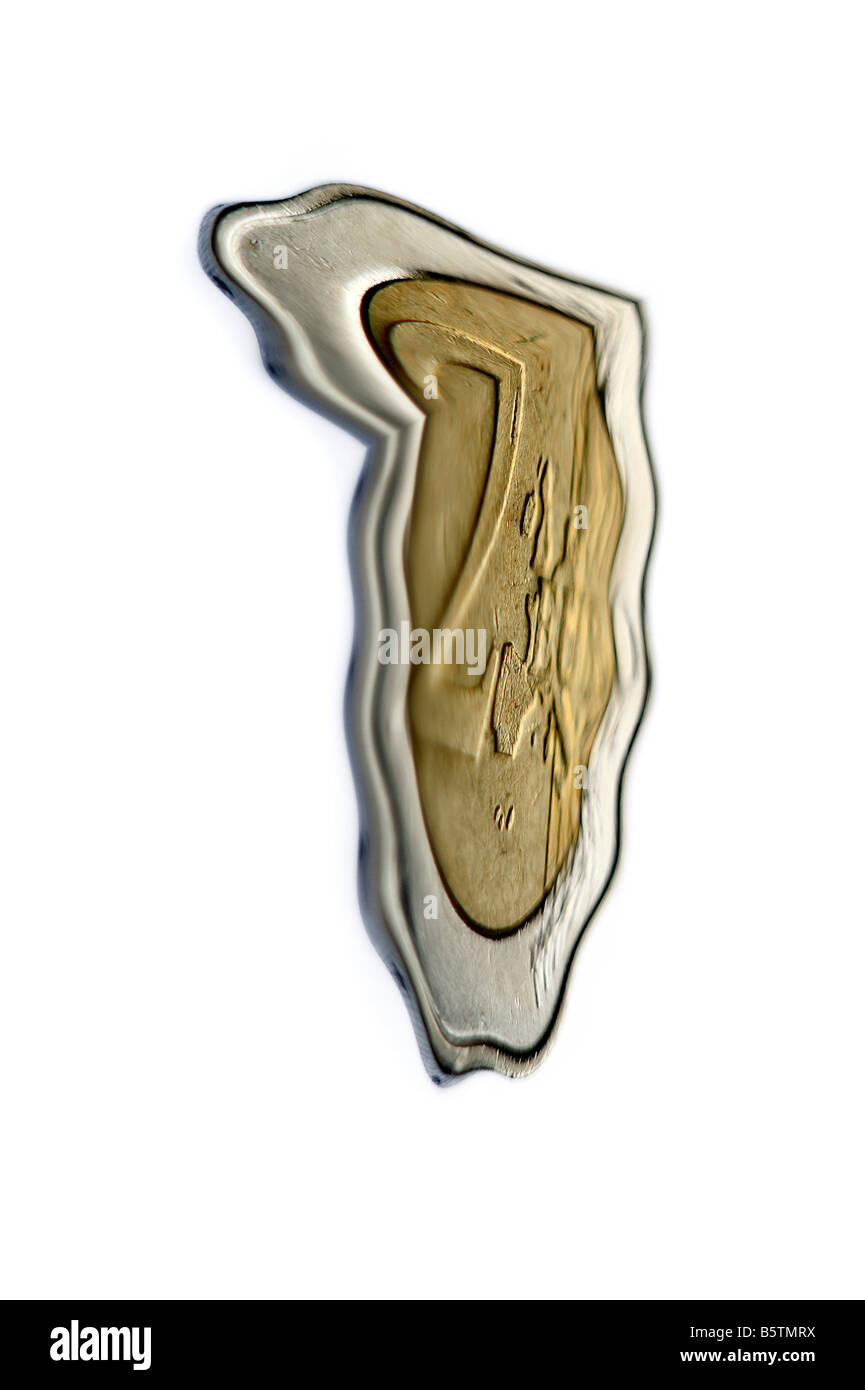 Melting coins hi-res stock photography and images - Alamy