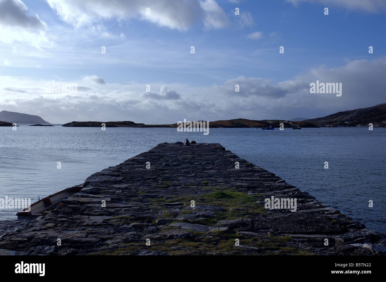 Pier, County Kerry Stock Photo - Alamy
